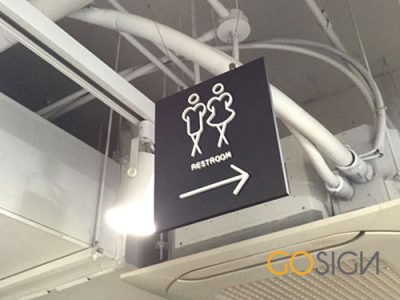 Hanging Sign - Toilet - 02 - Gosign