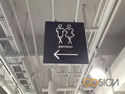 Hanging Sign - Toilet - 02 - Gosign